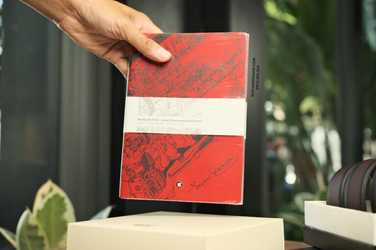 Sổ da Montblanc Notebook 146 Great Characters Enzo Ferrari 128067