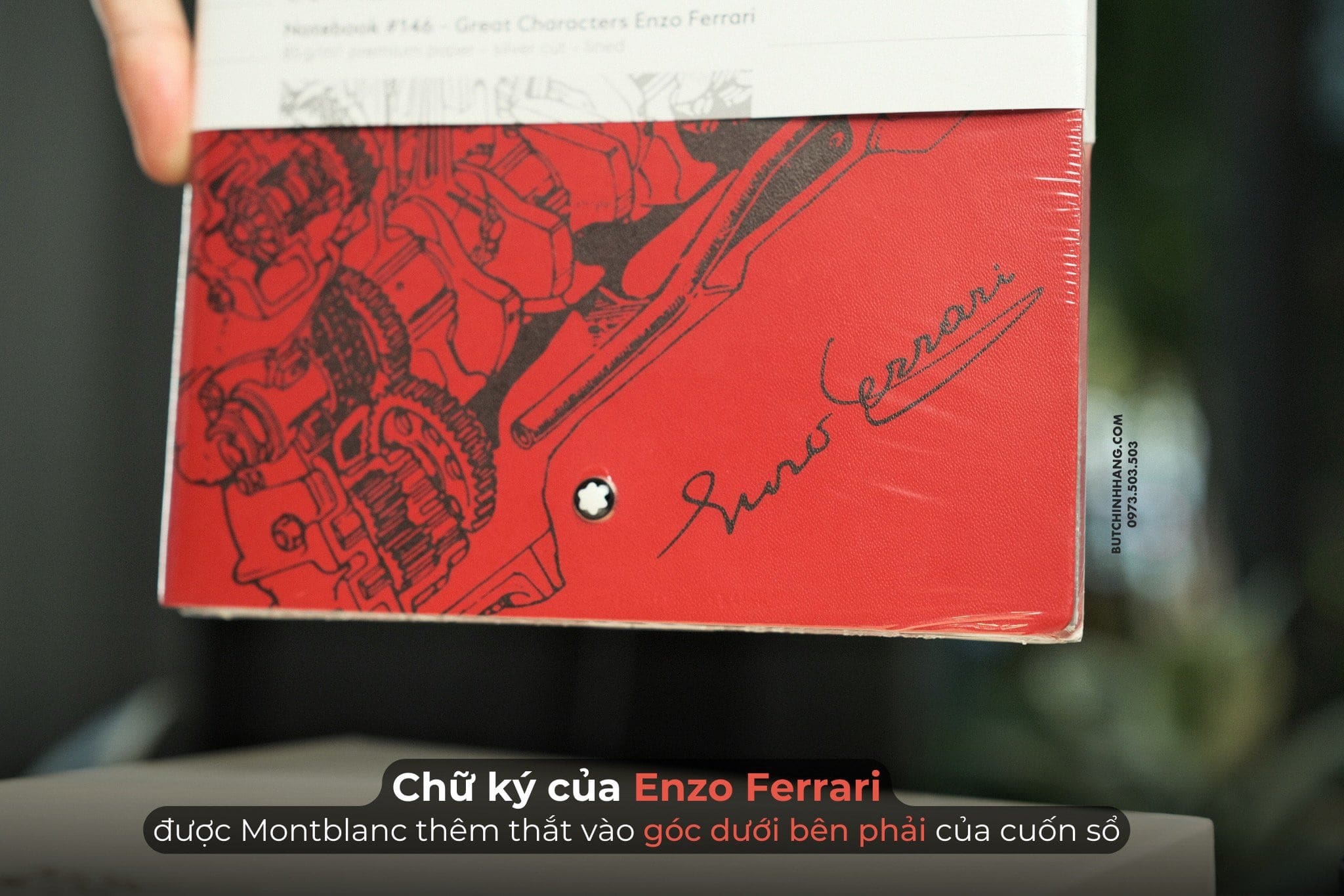 Sổ da Montblanc Notebook 146 Great Characters Enzo Ferrari - Phiên bản ...
