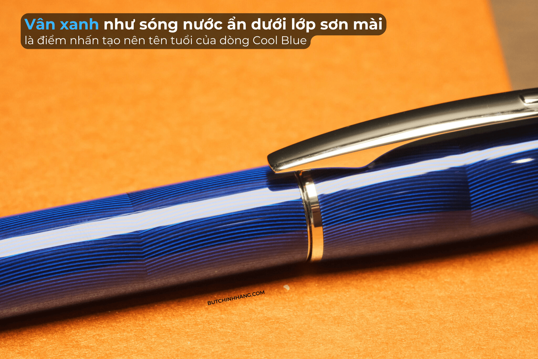 Mẫu bút Montblanc Cool Blue với màu xanh dành cho người mệnh Thuỷ