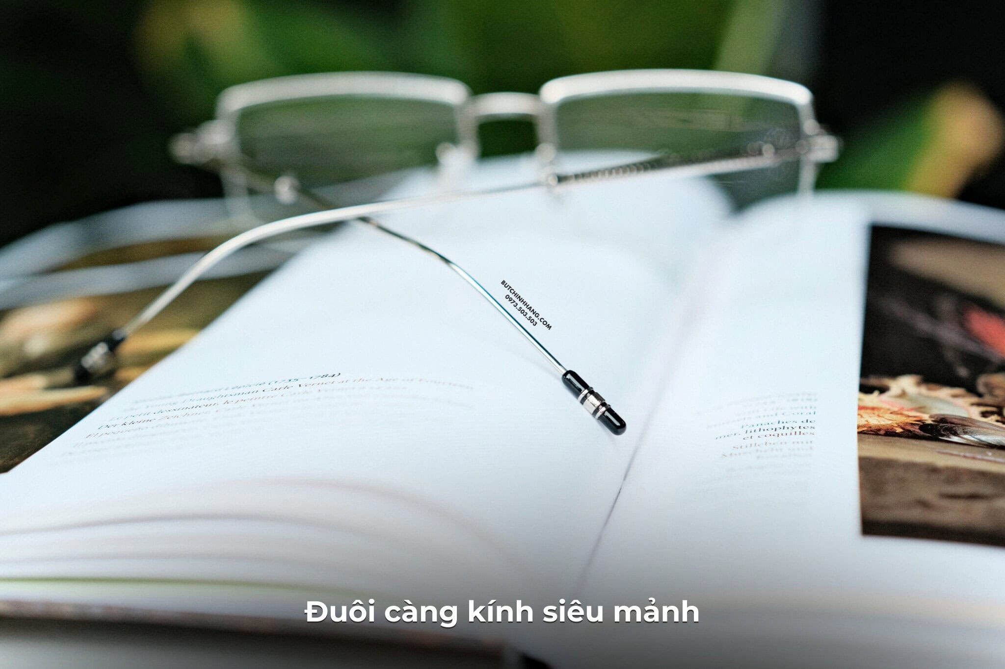 Mẫu gọng kính lấp lánh từ MBlanc - Phiên bản Semi – Rimless Silver ...